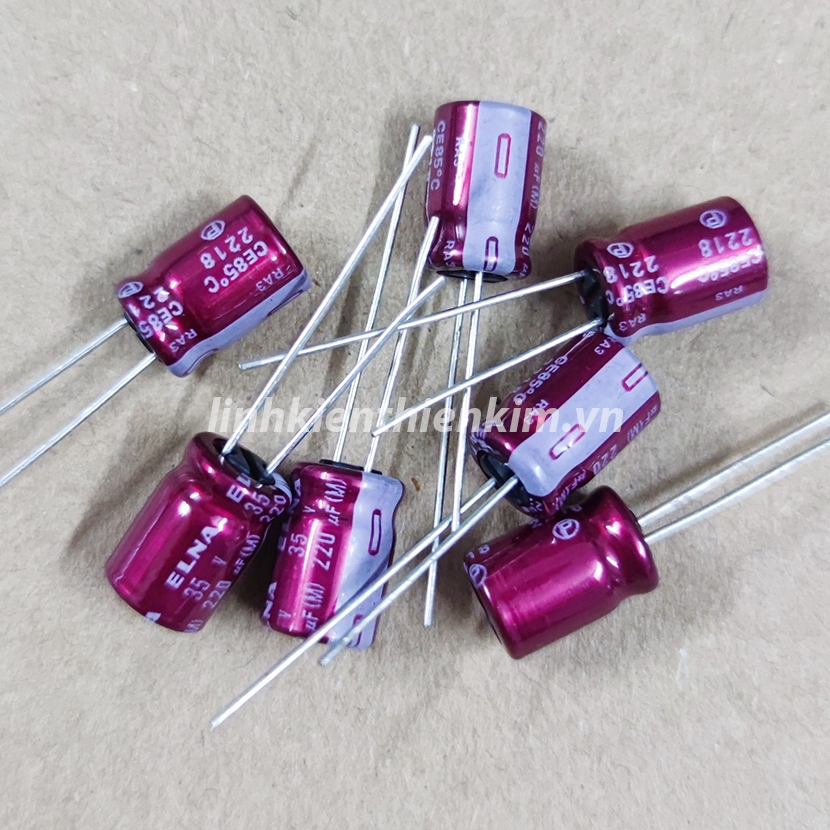 220uF 35v Tụ điên ENLA RA3 series chính hãng (1 chiếc) | Shopee Việt Nam