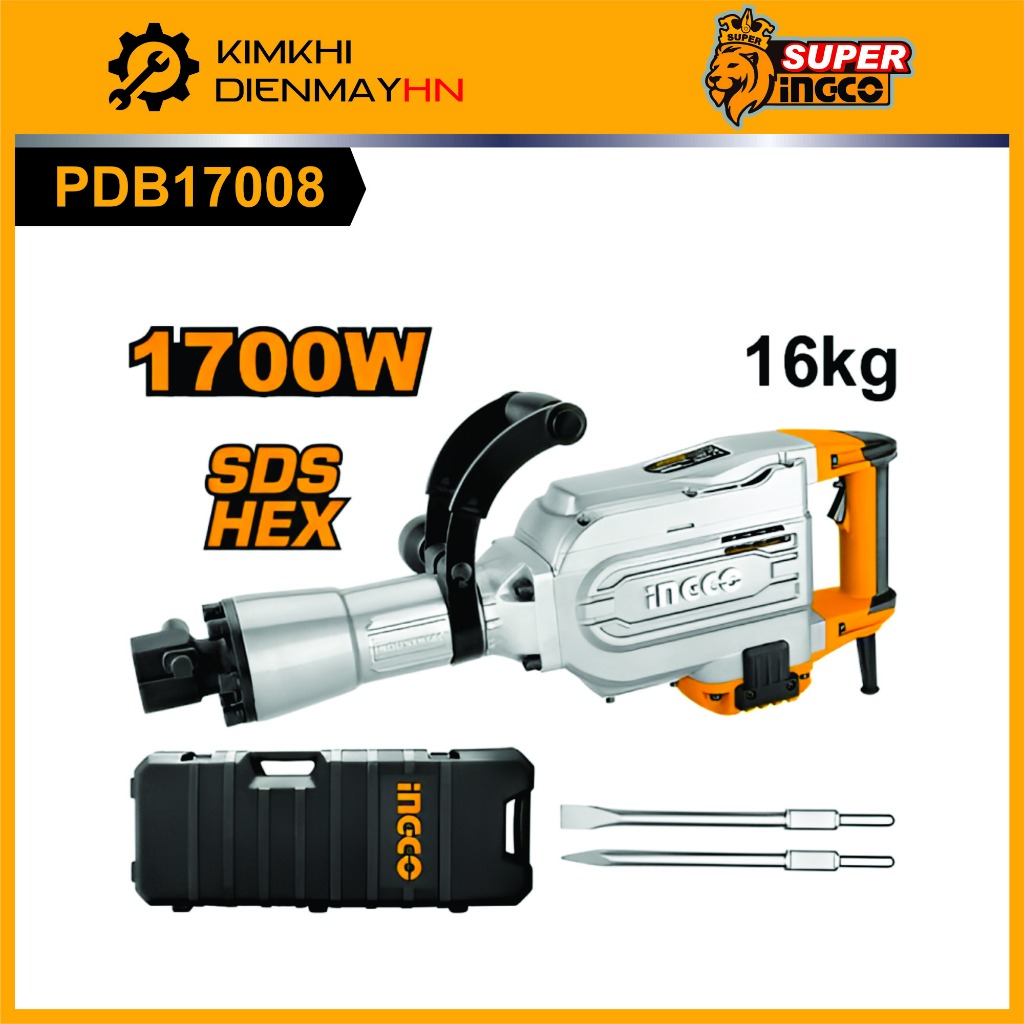 Máy đục bê tông INGCO PDB17008 công suất 1700W | Shopee Việt Nam