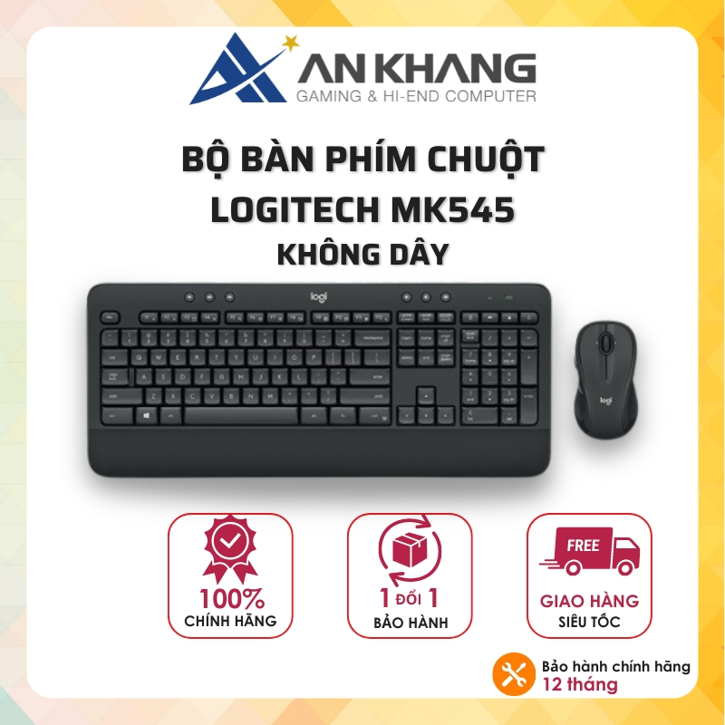 Combo Bàn phím và Chuột Không dây Logitech MK545 Chính Hãng BH 12 Tháng | Shopee Việt Nam