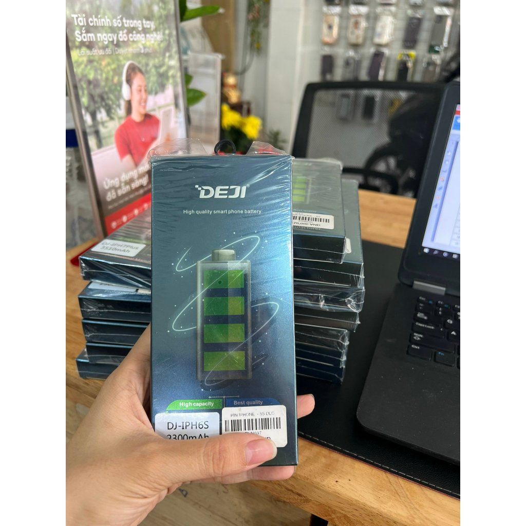 Siêu pin DEJI dung lượng cao và chuẩn cho các dòng ip 5s/5se/6/6s/6spl ...