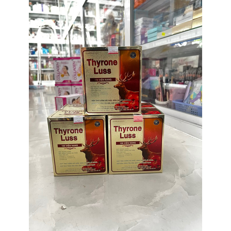 Thyrone Luss - Hộp 100 viên Tăng cường sức khỏe, Năng cao sức đề kháng ...