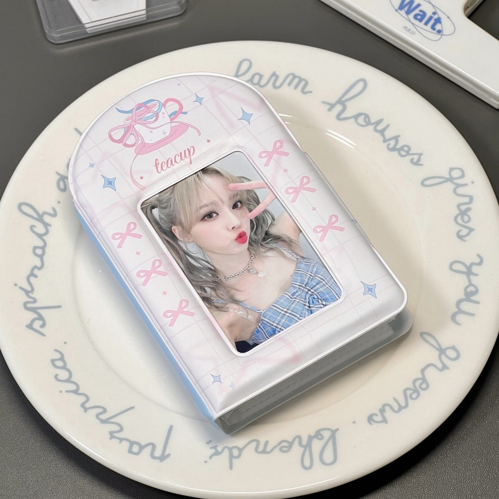 Holder Collect Book Nơ "Tea Time" Sheet PP - Collect Book 1 Ô Có Nút ...