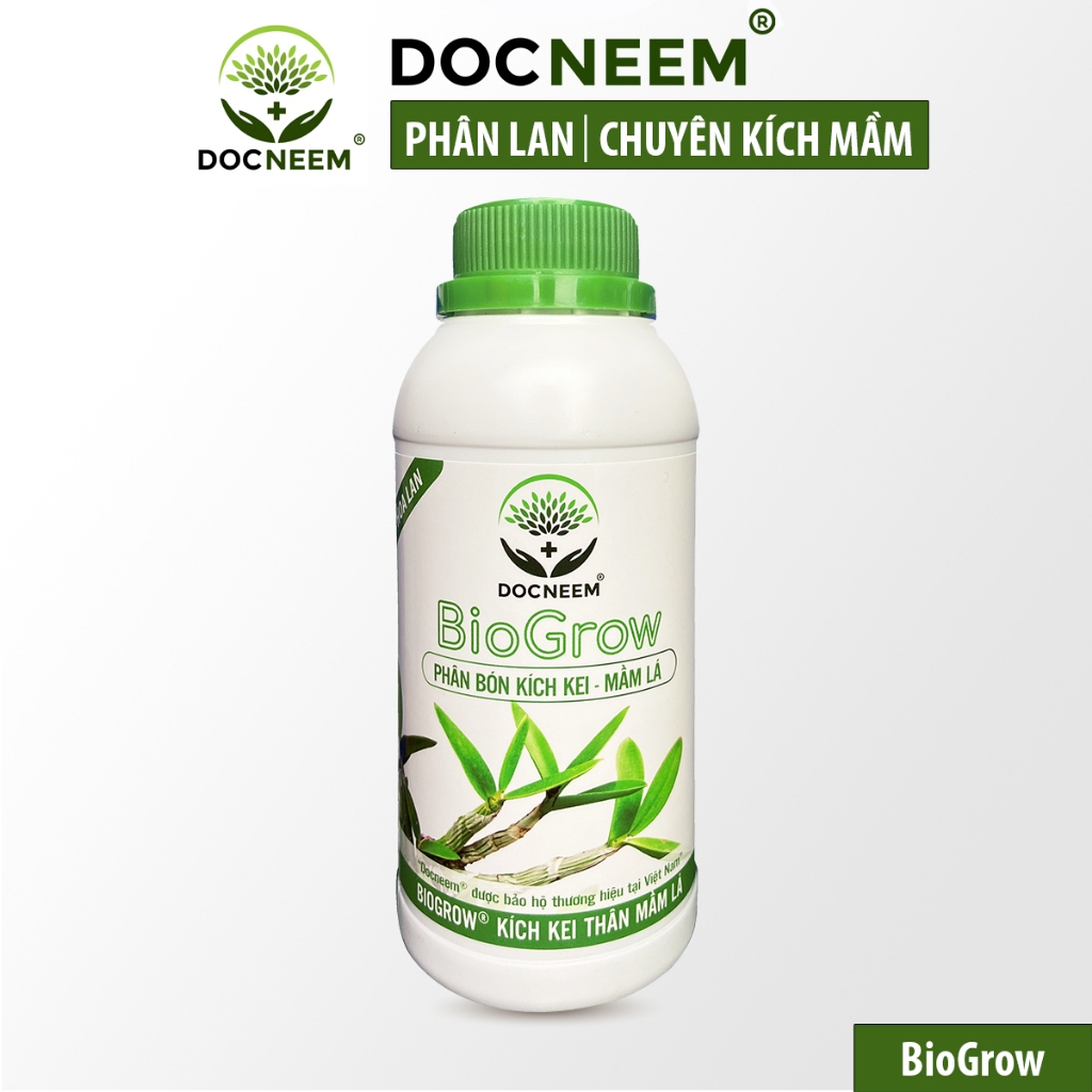 Phân bón kích mầm Biogrow 500ml, siêu kích kie lan, mầm to, cành khỏe, dùng cho hoa lan, cây ...