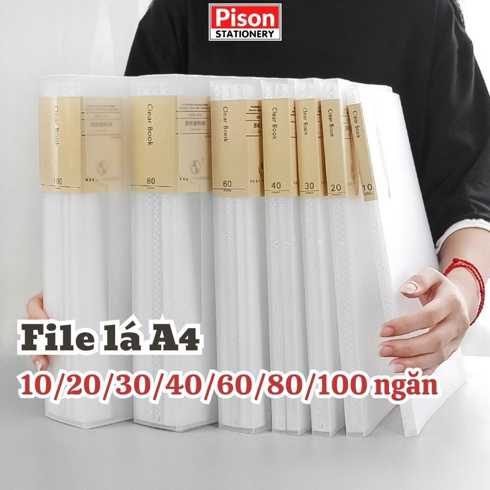 File lá A4 đựng tài liệu nhiều ngăn - 10 / 20 / 30 / 40 / 60 / 80 / 100 ...