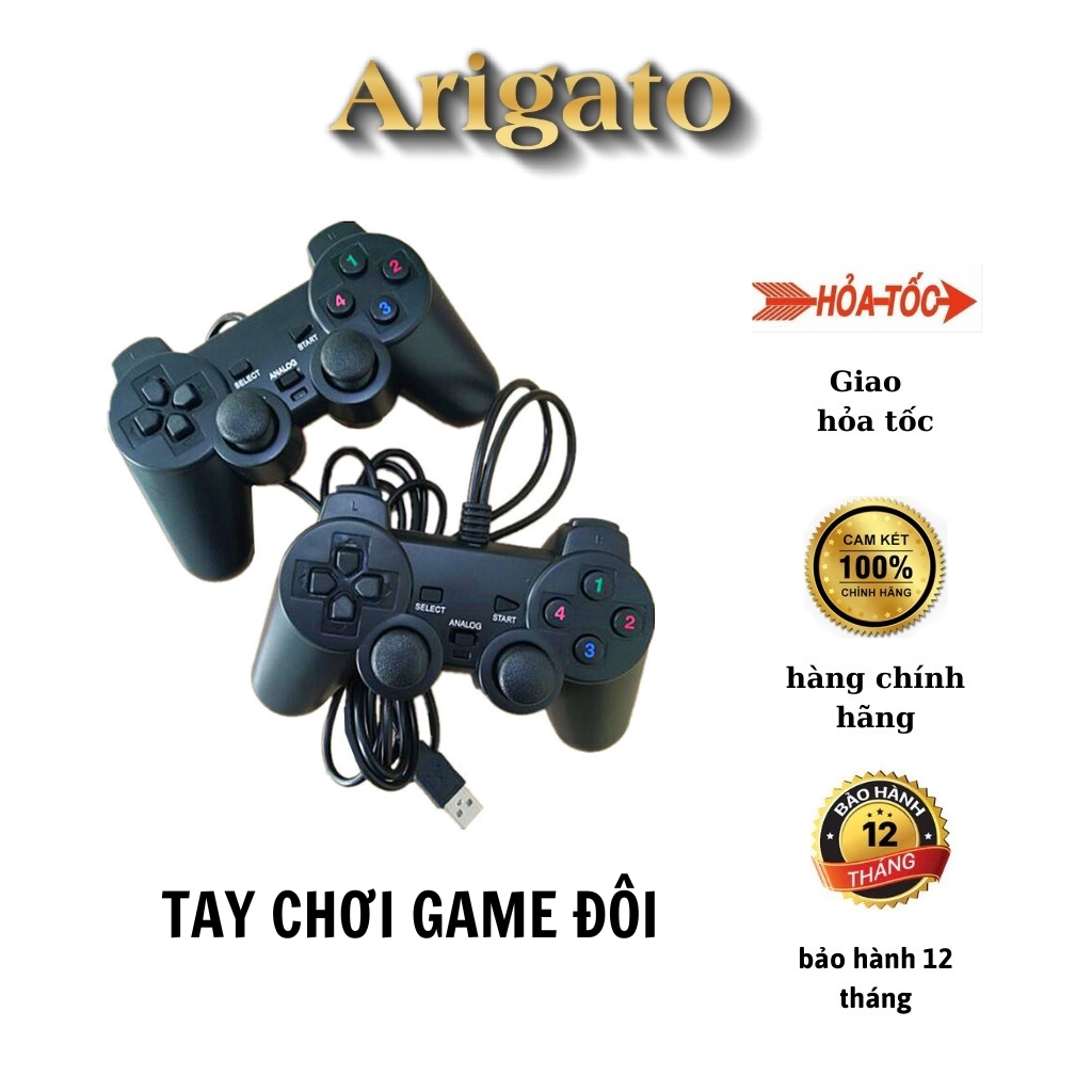 Bộ 2 tay cầm chơi game CC cho PC và Laptop,Android box - Ucom 208-2 | Shopee Việt Nam