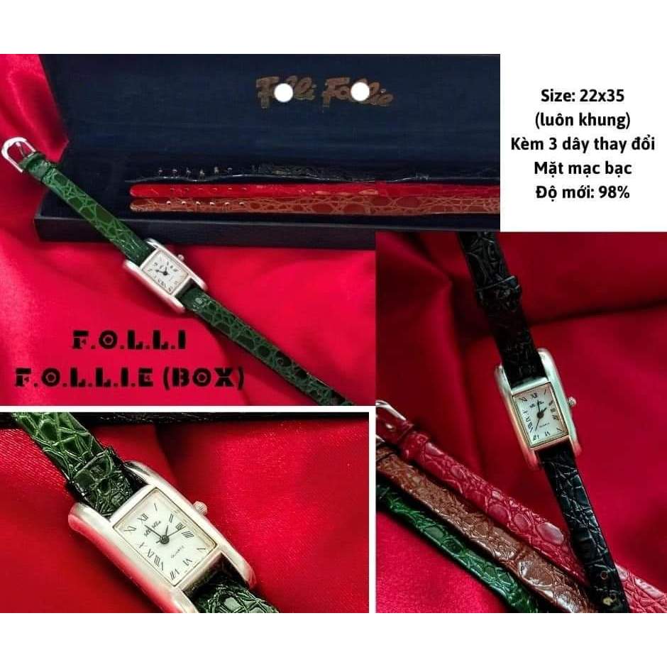 ĐỒNG HỒ SI HIỆU FOLLI FOLLIE AU.TH SI NHẬT HỘP HÃNG | Shopee Việt Nam
