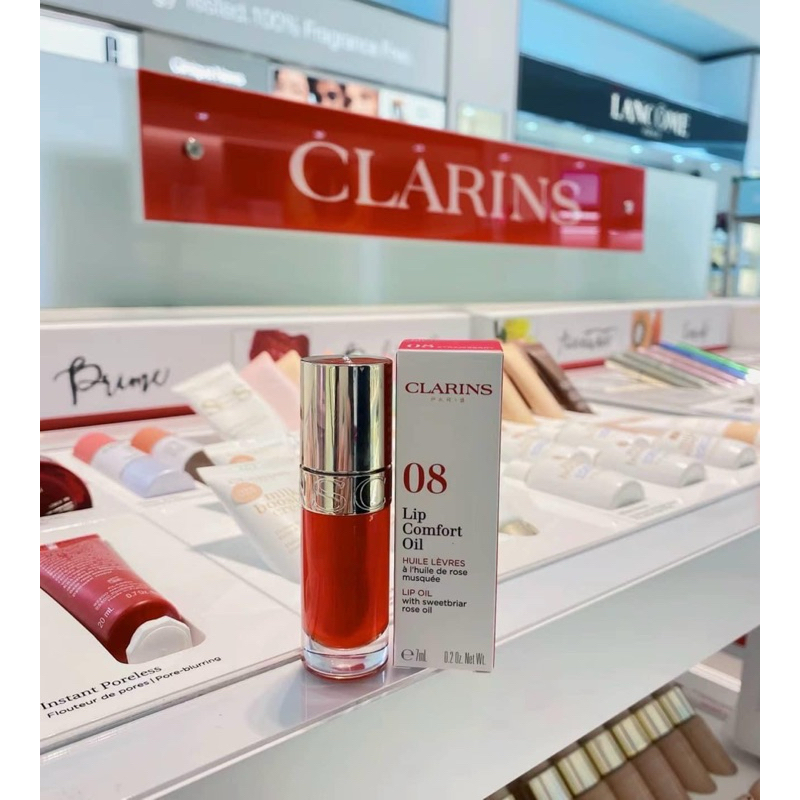 Son dưỡng Clarins Lip Comfort Oil fullbox chính hãng ( 08) | Shopee ...