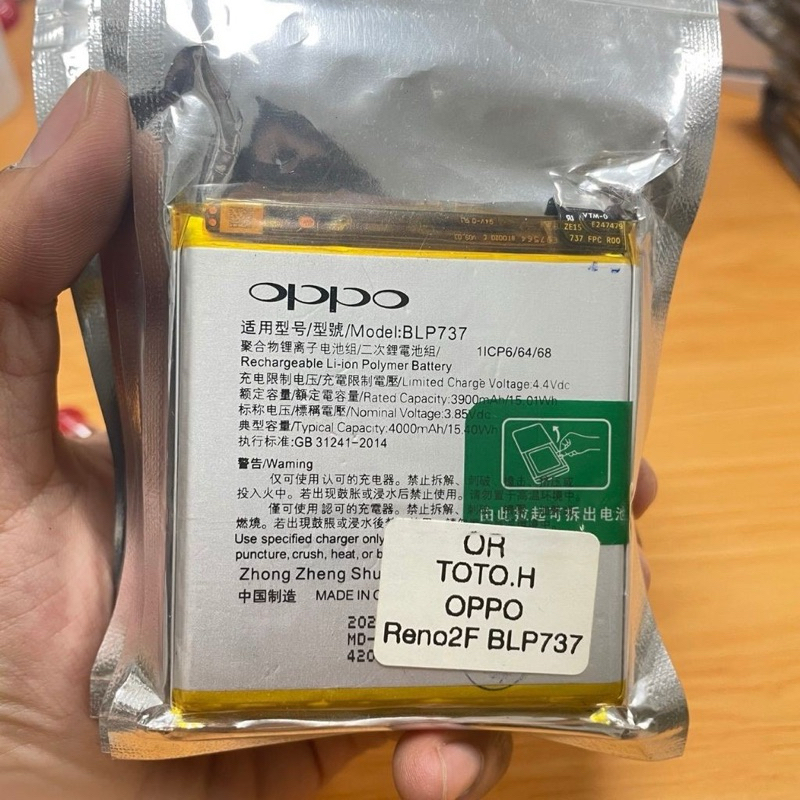 Pin Oppo BLP737 / Reno 2F (4000mAh),Bảo Hành 6 Tháng | Shopee Việt Nam