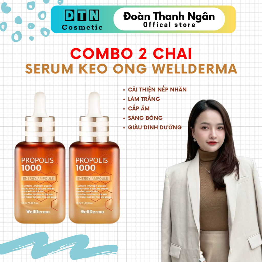 [ COMBO 2 CHAI ] Serum keo ong WellDerma Propolis 50ml | Shopee Việt Nam