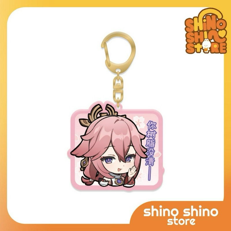 [có sẵn] móc khóa acrylic YAE MIKO chibi GENSHIN IMPACT từ official ...