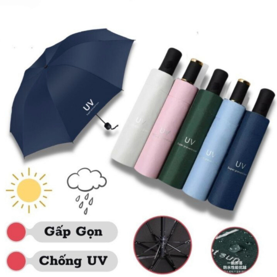 Ô UV, ô che mưa che nắng, chống tia UV, ô gấp gọn (gd quý nhi) | Shopee ...