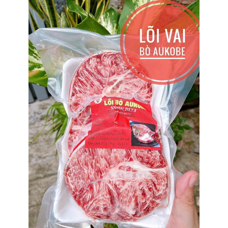 [HOẢ TỐC SG] LÕI VAI BÒ ÚC AUKOBE- Khay 500gr | Shopee Việt Nam