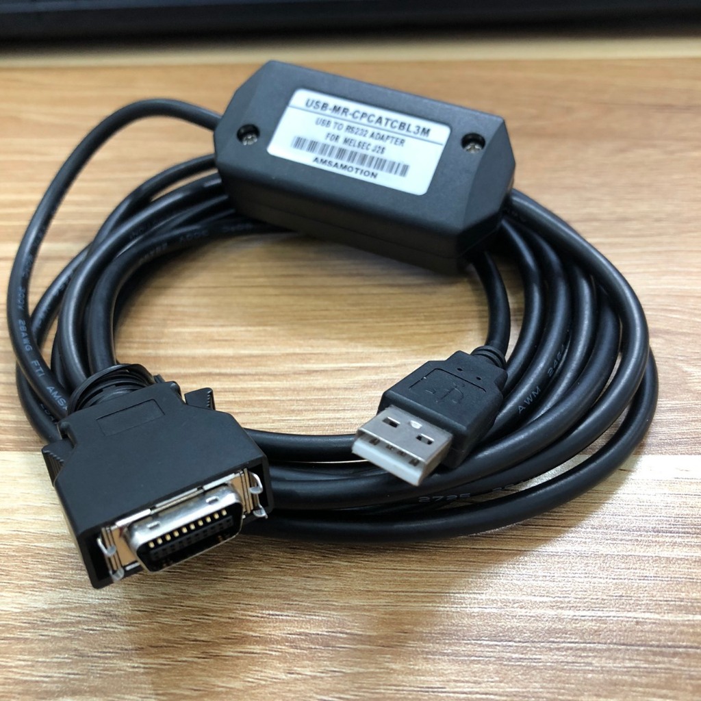 Cáp lập trình USB MR-CPCATCBL3M MDR 20 Pin to USB dùng cho Mitsubishi Servo MR-J2S/J2 dài 3M ...