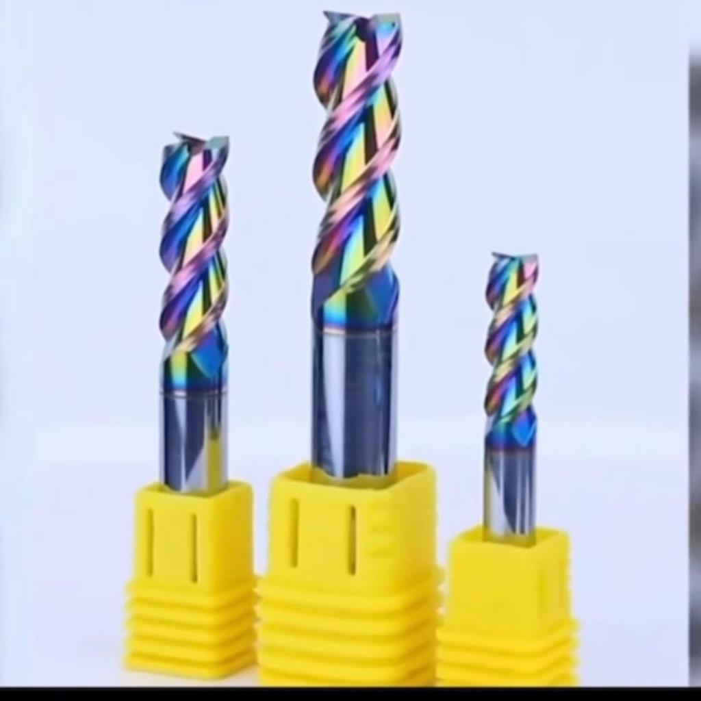 Dao phay ngón hợp kim Endmill có phủ DLC cắt nhôm đồng cần độ bóng cao dùng cho máy phay cnc ...