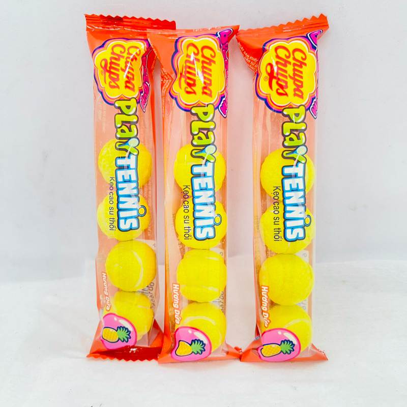 Lẻ 1 Kẹo Cao Su Thổi Play Tennis Chupa Chups Thỏi 18g | Shopee Việt Nam