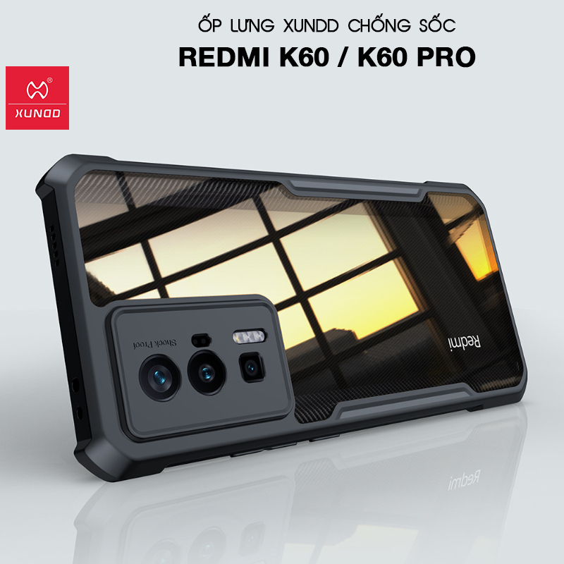 [Hỏa Tốc HCM] Ốp lưng XUNDD Redmi K60 / K60 Pro - Chống shock, Mặt lưng trong, Viền TPU | Shopee ...
