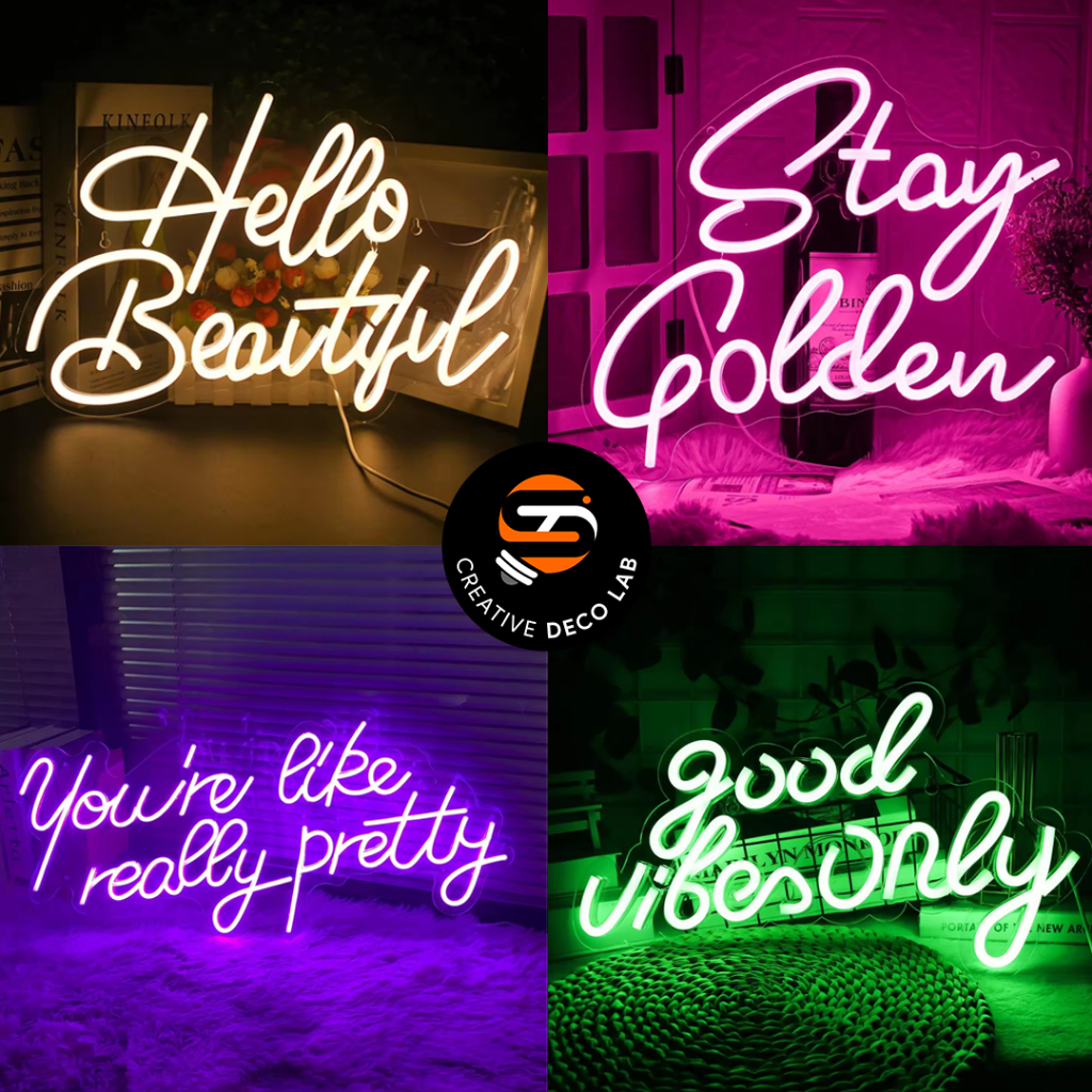 Custom Neon Sign theo yêu cầu, Đèn Led Neon - Neon Sign decor trang trí ...