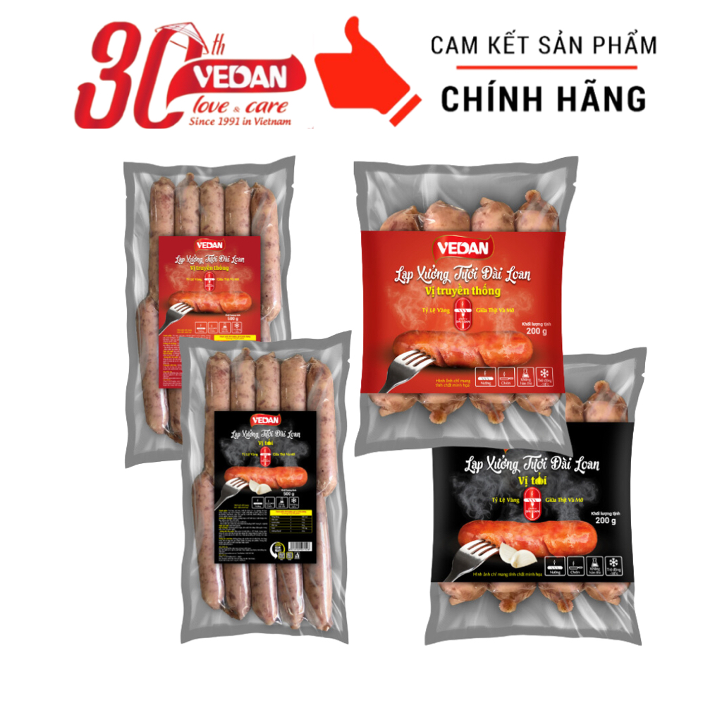 Lạp Xưởng Tươi Đài Loan VEDAN | Shopee Việt Nam