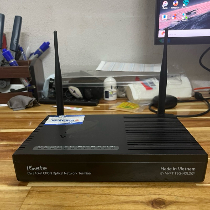 Modem GPON VNPT iGate GW240-H Dualband AC1200( qua sử dụng ) | Shopee Việt Nam