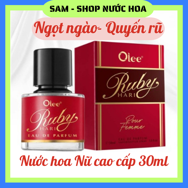 Nước hoa nữ Olee Ruby Ngọt ngào Quyến rũ chai xịt cao cấp 30ml mini ...