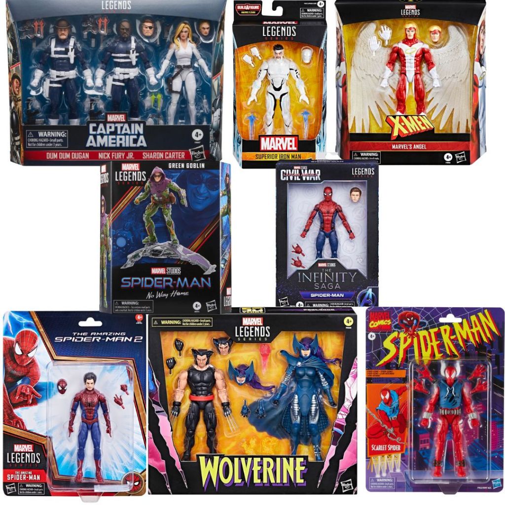 (Update 28/06) Mô hình Marvel Legends Spider Man, Wolverine, Deadpool ...
