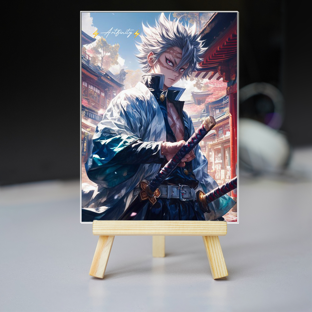 Mô Hình Standee Shinazugawa Sanemi Kimetsu No Yaiba Trang Trí Góc Bàn ...