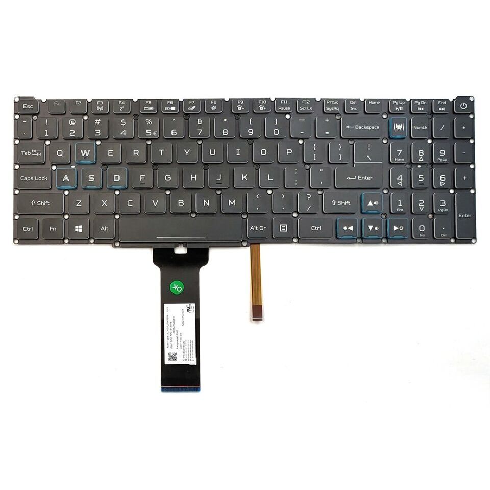Bàn phím ZIN Acer Predator Helios 300 PH315-52 PH315-53 Keyboard US RGB ...
