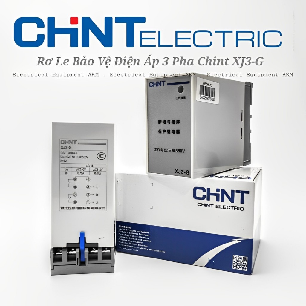 Rơ Le Bảo Vệ Điện Áp 3 Pha Chint XJ3-G ( Chống Mất Pha đảo pha, lệch pha,Chint) | Shopee Việt Nam