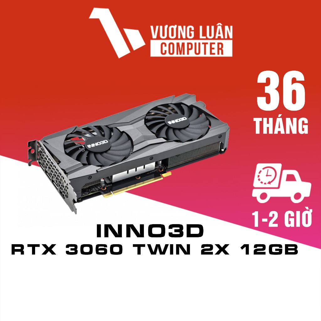 Card Màn Hình VGA Geforce Inno3D RTX 3060 Twin X2 12GB - NEW Chính Hãng Bảo Hành 36 tháng ...