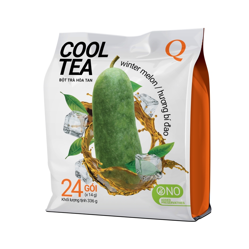 Trà Bí Đao Trần Quang 336g (24 gói * 14g) Cool Tea bị Winter Melon Flavor ( instant mix 3 in 1 ...