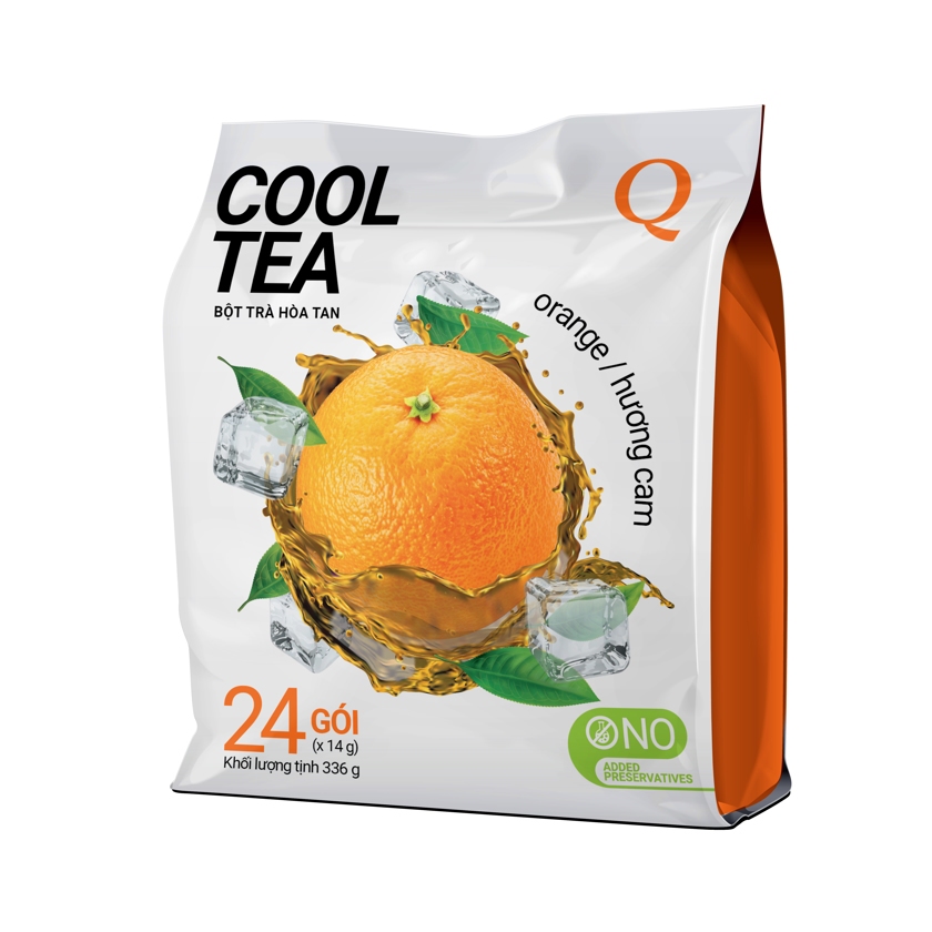 Trà Cam Cool Tea Trần Quang bịch 336g (24 gói dài * 14g) | Shopee Việt Nam