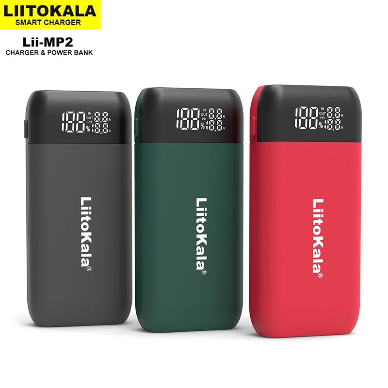 Liitokala MP2 Sạc Nhanh Pin 21700 18650 Li-ion Kiêm Hộp Sạc Dự Phòng ...
