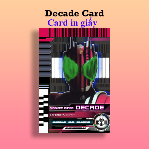 [Có Sẳn]Đồ chơi Rider card In csm dx bootleg đọc được ( card bán lẽ ...