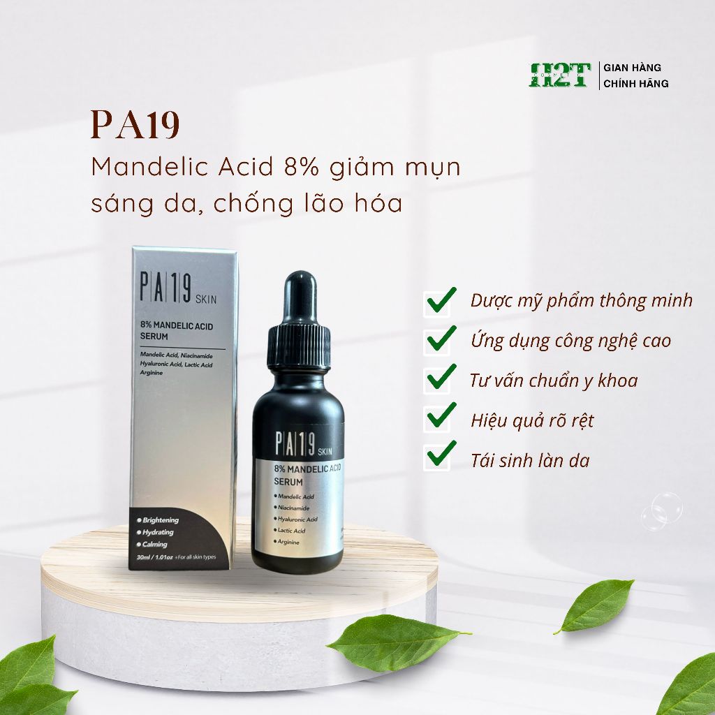 [CHIẾT10ml] Serum giảm mụn, lão hóa, sắc tố không đều PA19 Skin 8% ...