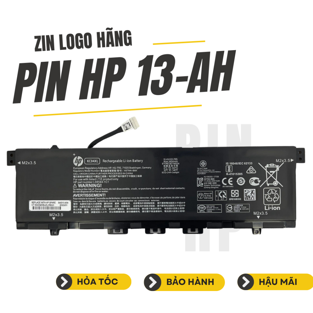 Pin HP ENVY X360 13AH 13AQ 13AR 13-AH seri 13-AQ seri 13- AR 13 ...