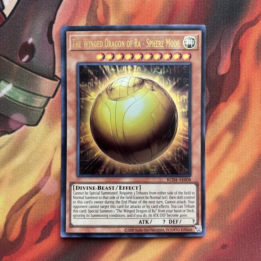 [ AE ] Lá bài thẻ bài The Winged Dragon Of Ra - Sphere Mode RC04-AE008 ...