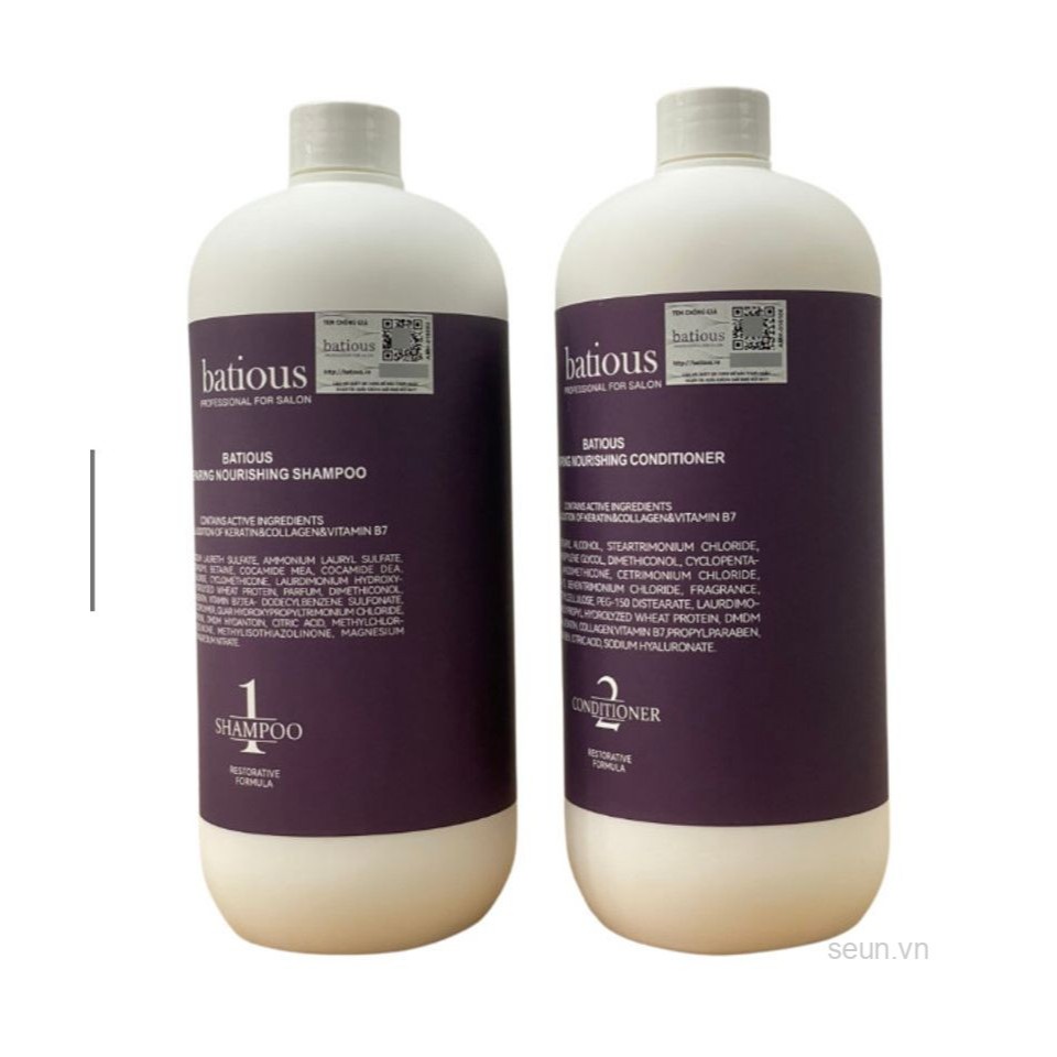 Dầu Gội Batious Chính Hãng - Cặp Dầu Gội Xả Phục Hồi Tóc Hư Tổn Đa Tầng ...