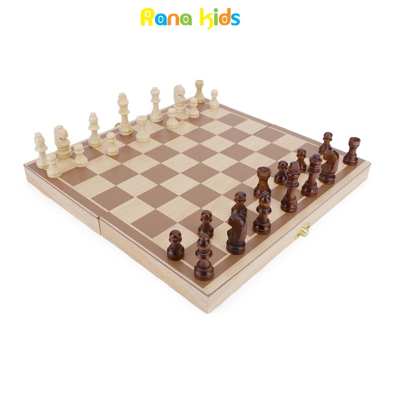 Cờ vua bằng gỗ, đồ chơi thông minh cho bé Rana Kids | Shopee Việt Nam