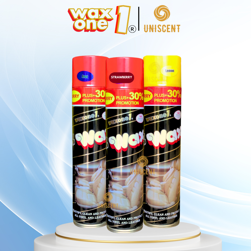 WAX ONE [COMBO 3 CHAI] - 650ml-Chính Hãng Thái-Xịt Bóng Dưỡng Da, Gỗ, Nội Thất ÔTô, Xe Máy, Nhựa ...