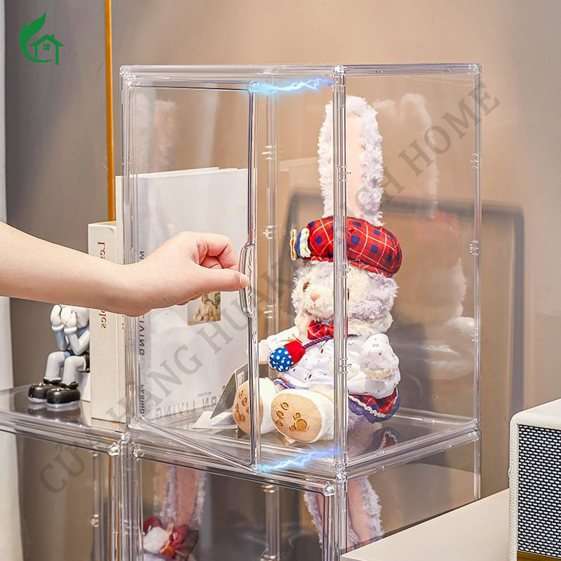 Đa chức năng Mica Box Clear Acrylic Doll Hiển thị Box Thuận tiện từ ...