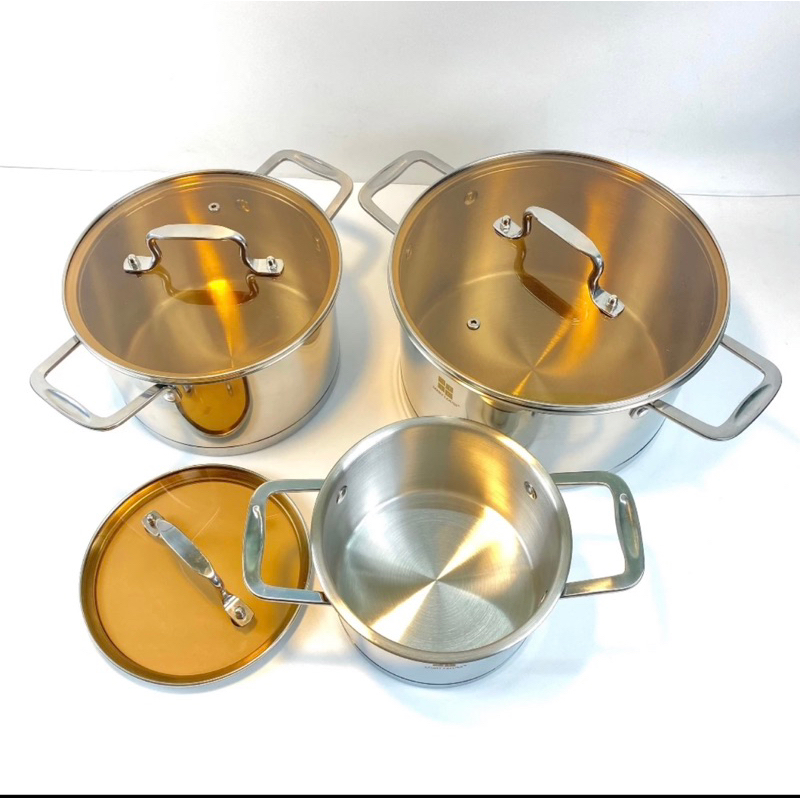 Bộ nồi 3 món Misu Louis inox 304 - sự hoàn hảo trong căn bếp nhà bạn ...