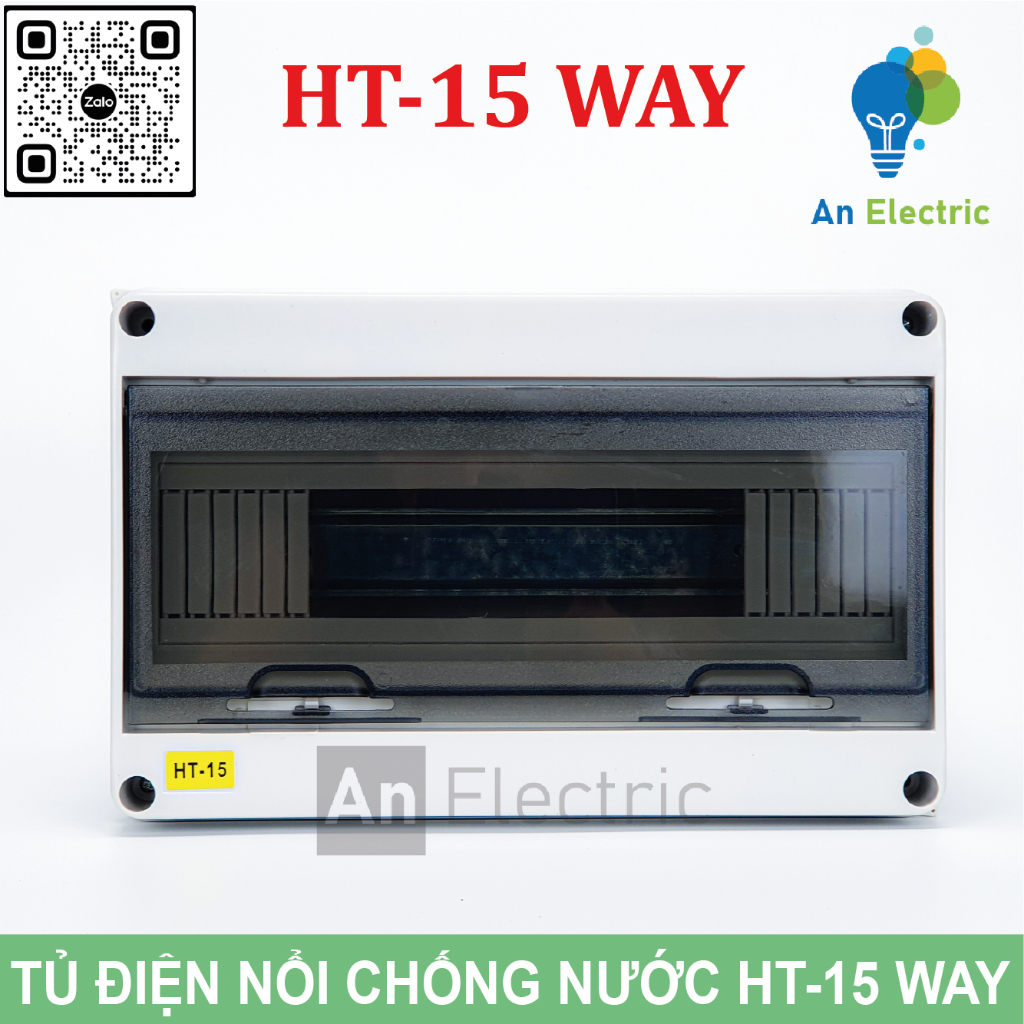 Tủ điện Ht 15 Way 15 đường Chống Nước Chống Bụi Tủ điện Lắp Nổi