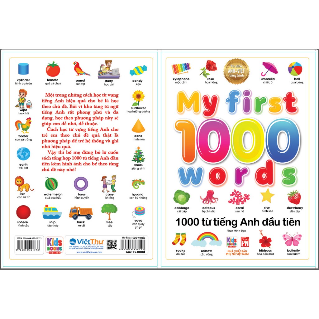 Sách Thiếu Nhi -Từ Điển Cho Bé - My First 1000 Words - 1000 Từ Tiếng ...