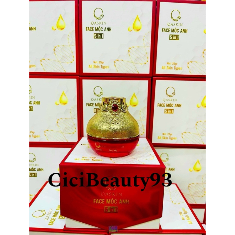 [CHÍNH HÃNG] Kem Face Mộc Anh 5in1 25Gr mẫu mới 2024 | Dưỡng trắng da , nuôi da làm dầy thành ...