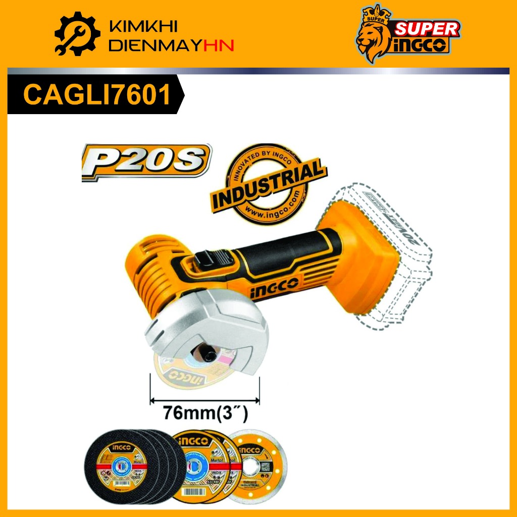 Máy cắt đa năng dùng pin 20V INGCO CAGLI7601,. INGCO CAGLI76012. | Shopee Việt Nam