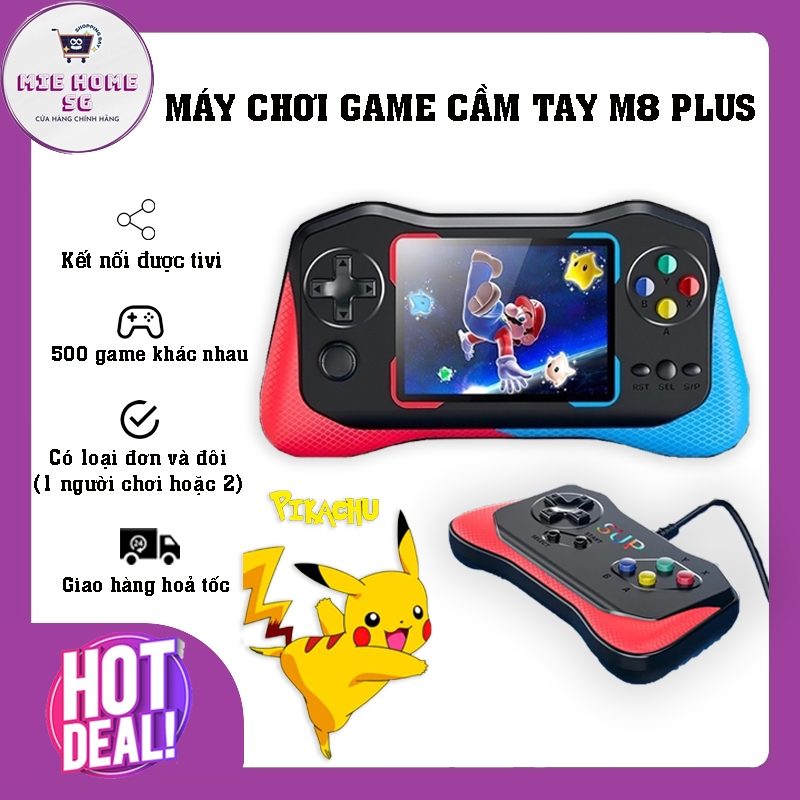 Máy Chơi Game M8 Plus - Với 500 Game Siêu Hot - Pin 1200mAh - Màn Hình ...