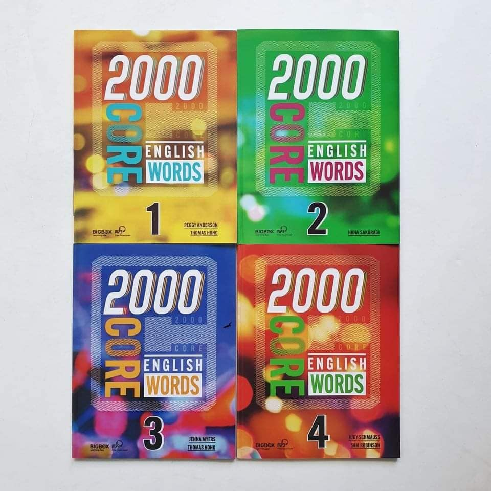 [Học Từ Vựng] 2000 Core English Words - 4 Books + AUDIO| Bản Nhập Khẩu ...