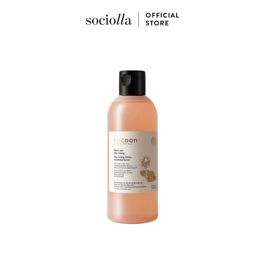 Nước Hoa Hồng Hoa Sen Hậu Giang Cocoon Lotus Soothing Toner 310ml ...
