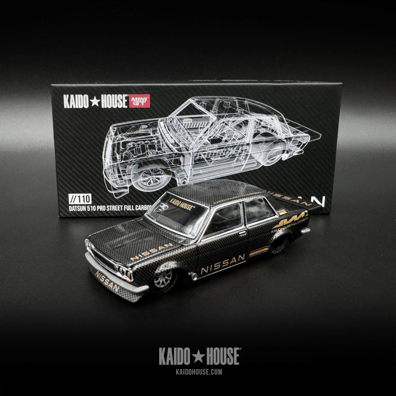 mô hình xe Datsun 510 pro street full carbon V1 #110 chính hãng Kaido ...