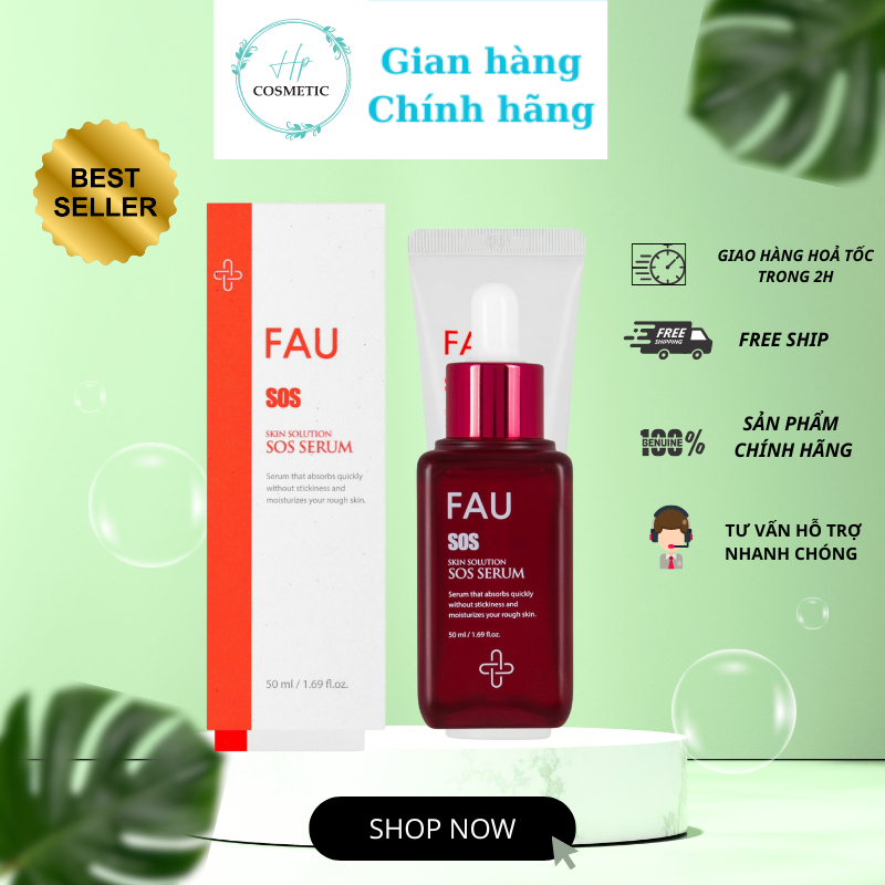 Serum sos phục hồi giảm đỏ da-Fau skin soiution sos serum 50ml - 100ml ...